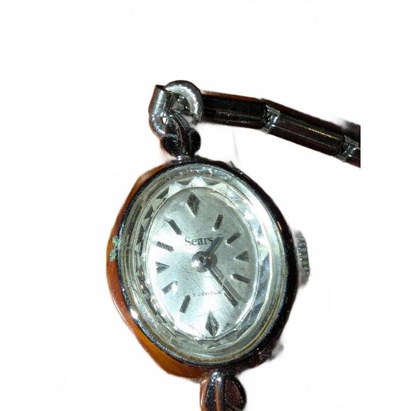 Sears | Accessories | Vintage Sears Womens Watch Elegant Stainless ...